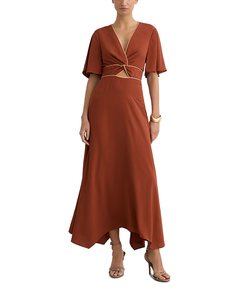 REISS Rosanna Cut Out Dress
